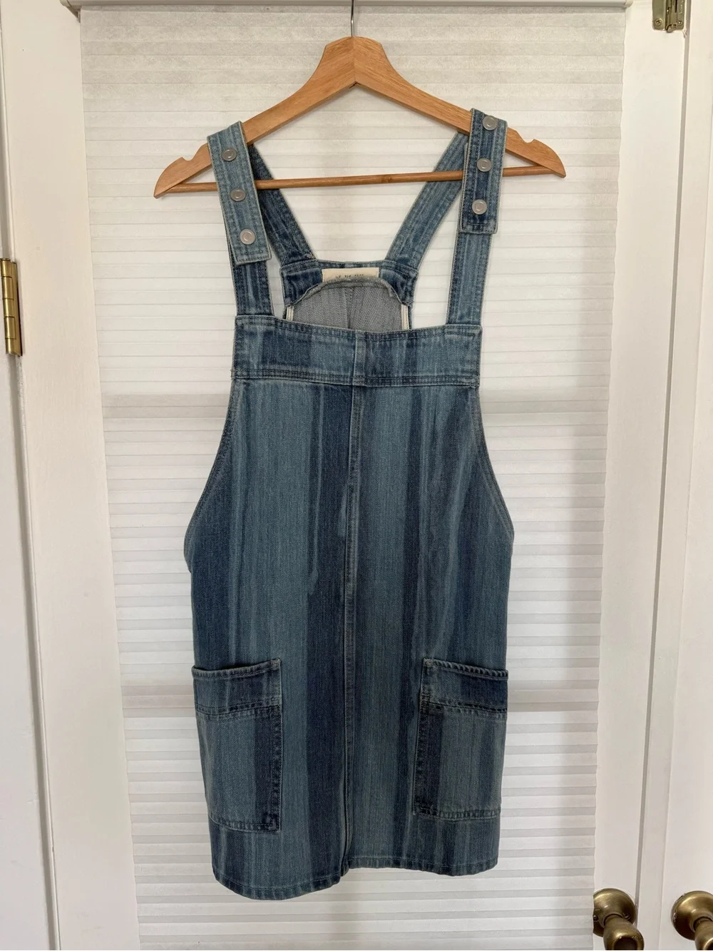 We The Free | Dresses | We The Free Light Blue Denim Overall Dress ...